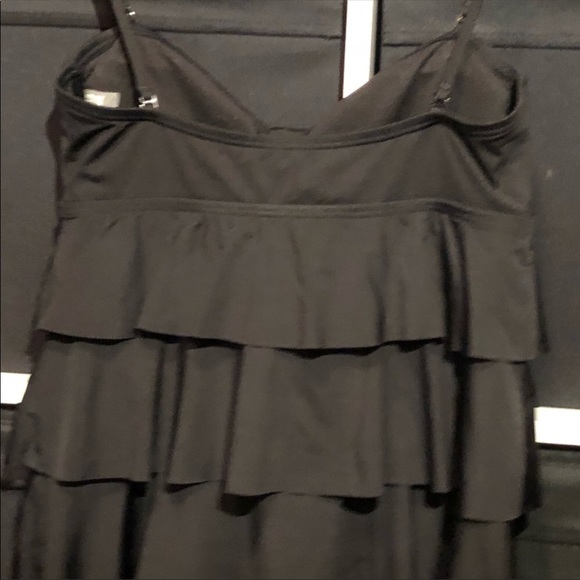 Kenneth Cole | Swim | Nwotkenneth Cole Black Ruffle Tankini Med | Poshmark